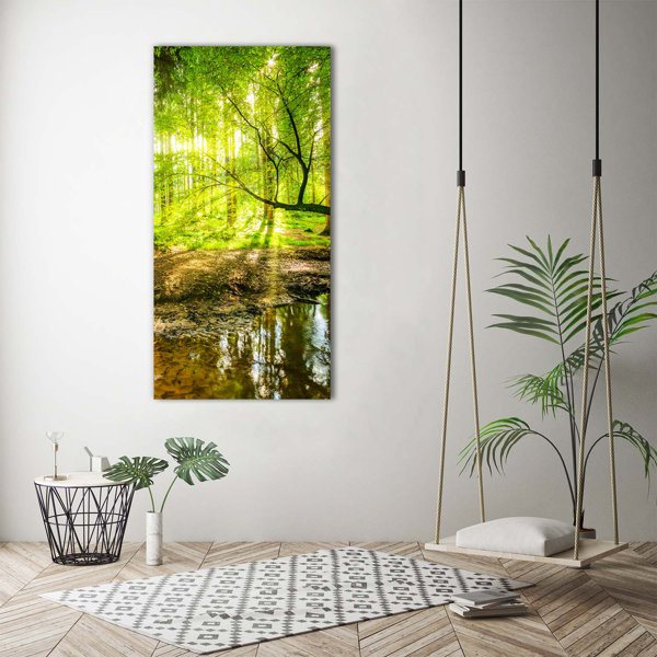 Union Rustic Stream in the Forest - Kunstdrucke auf Leinwand | Wayfair.de